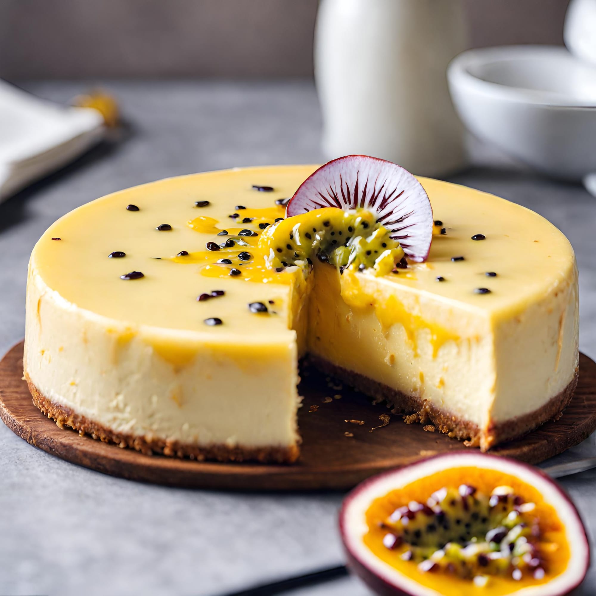 Nigella's Passionfruit Cheesecake: Exotic & Creamy