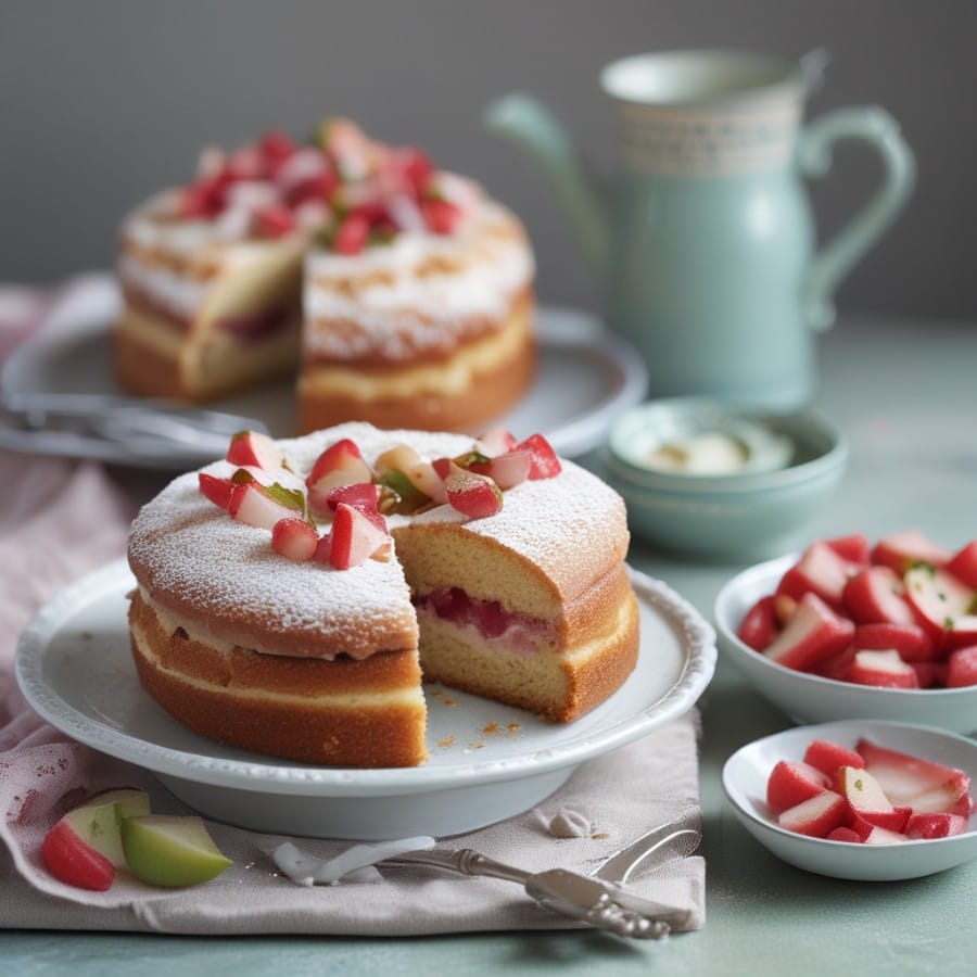 Mary Berry Rhubarb Sponge
