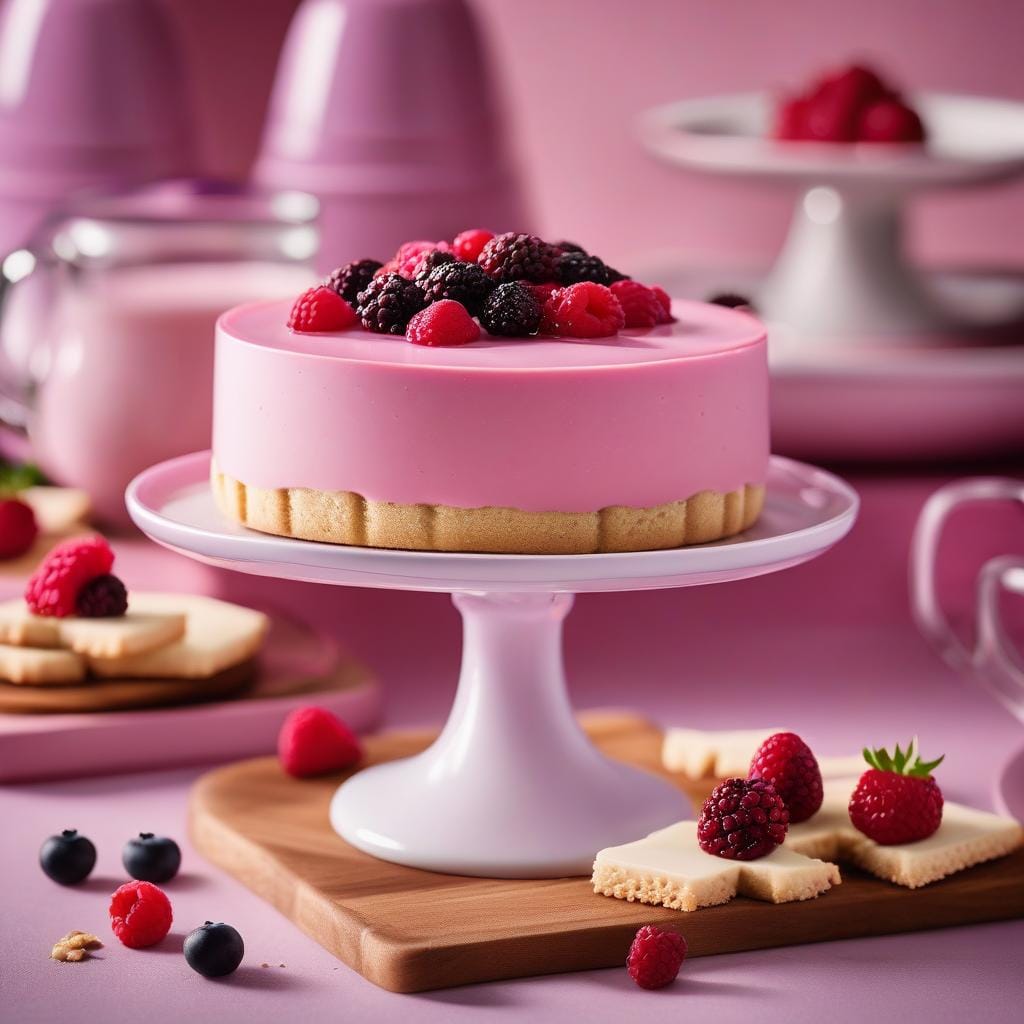 Le Creuset Wild Berry Mousse & Vanilla Shortbread Recipe